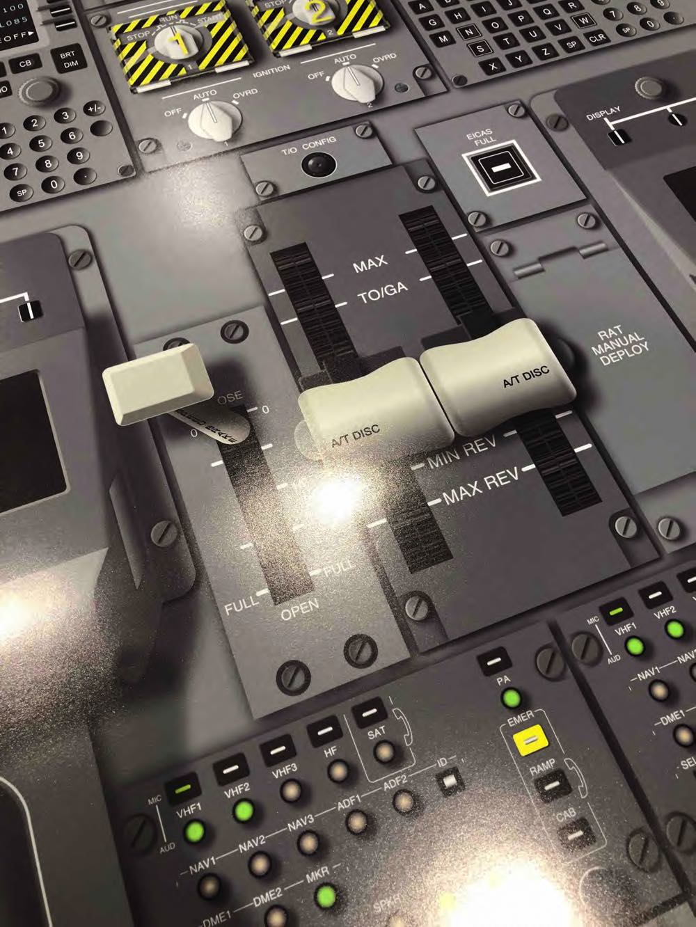 Flight Deck Cockpit Training Poster Panel Sets